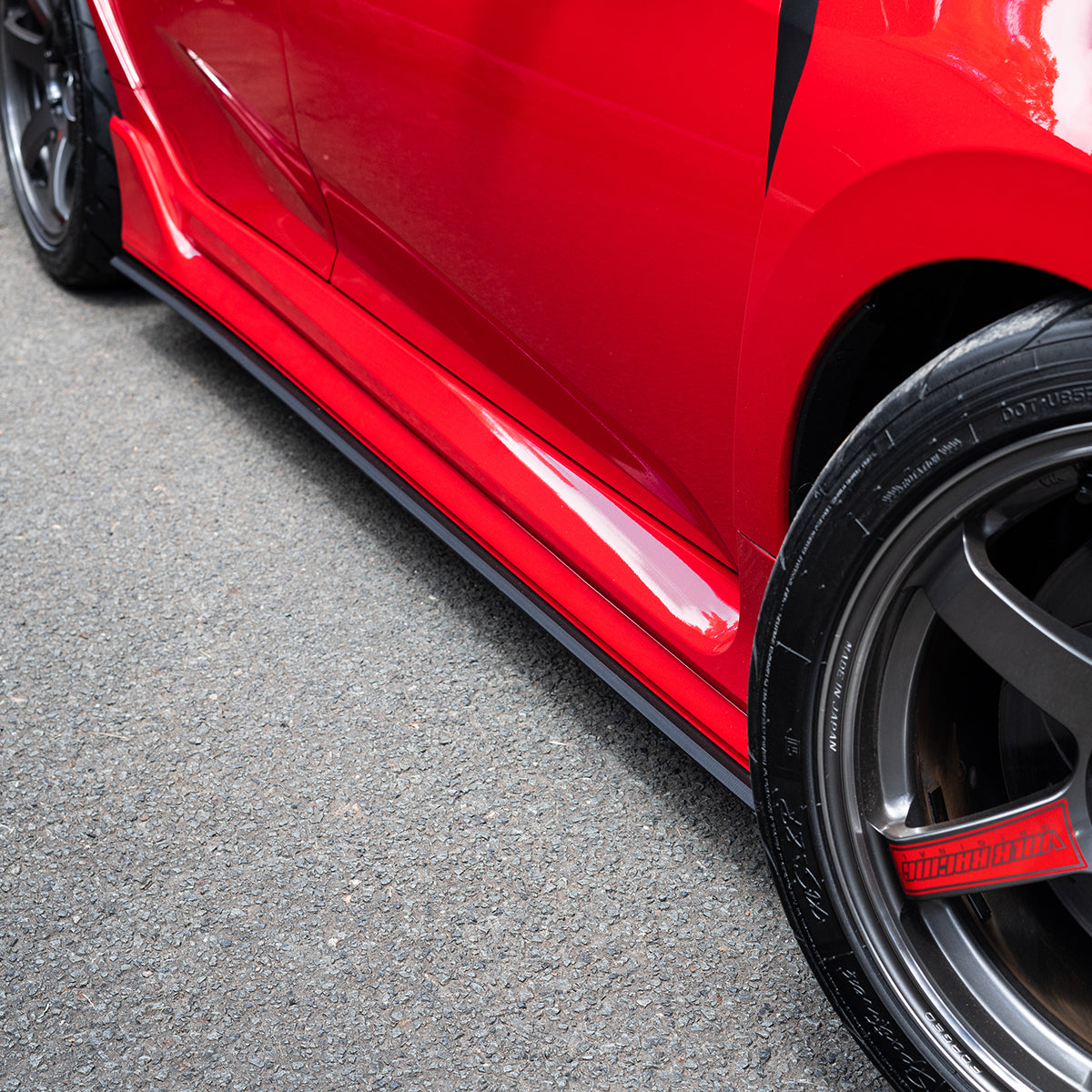 Honda Civic Type R FK8 Side Skirt Extensions – Project Aero