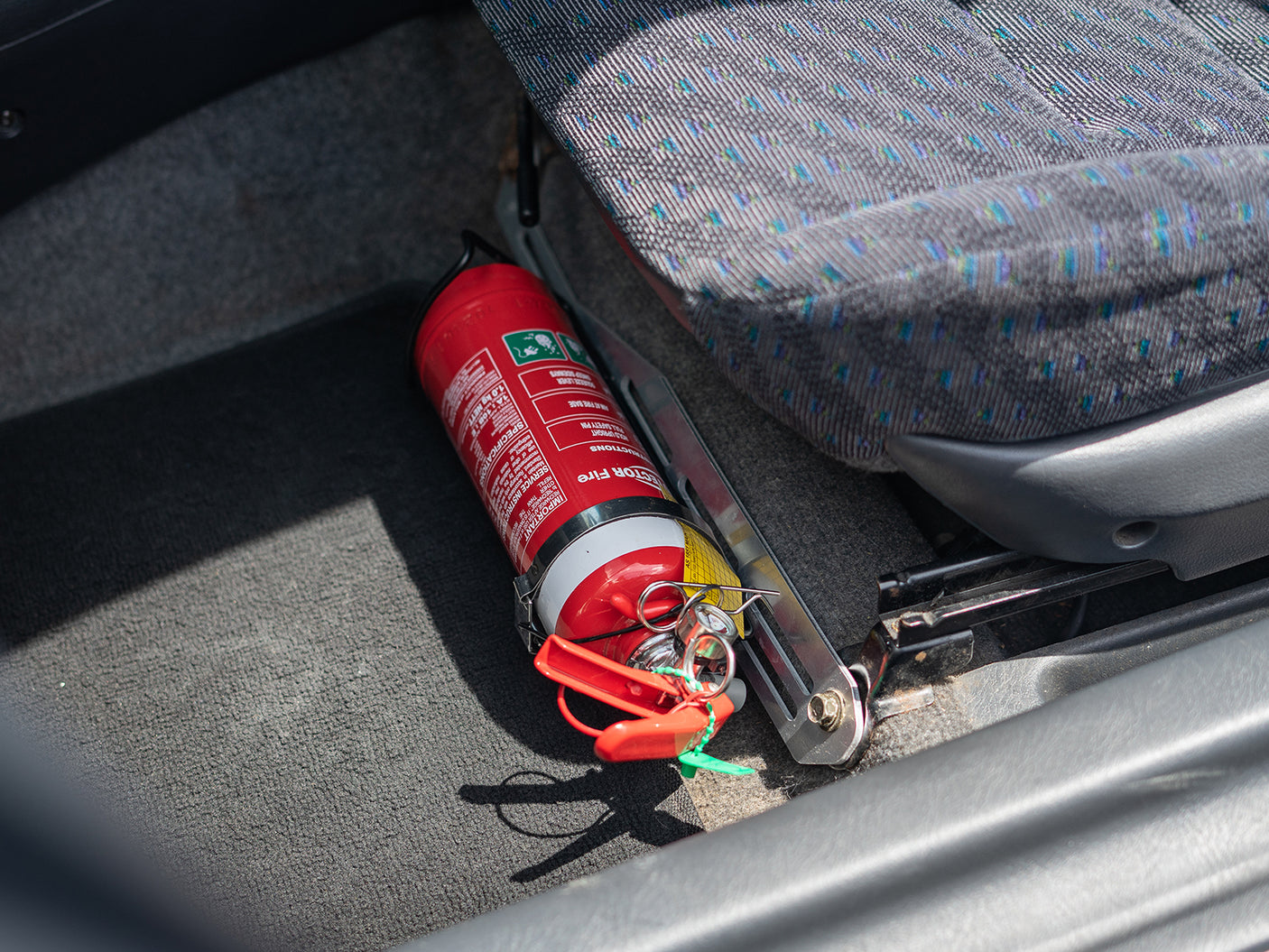 Honda Civic EK Fire Extinguisher Bracket – Project Aero