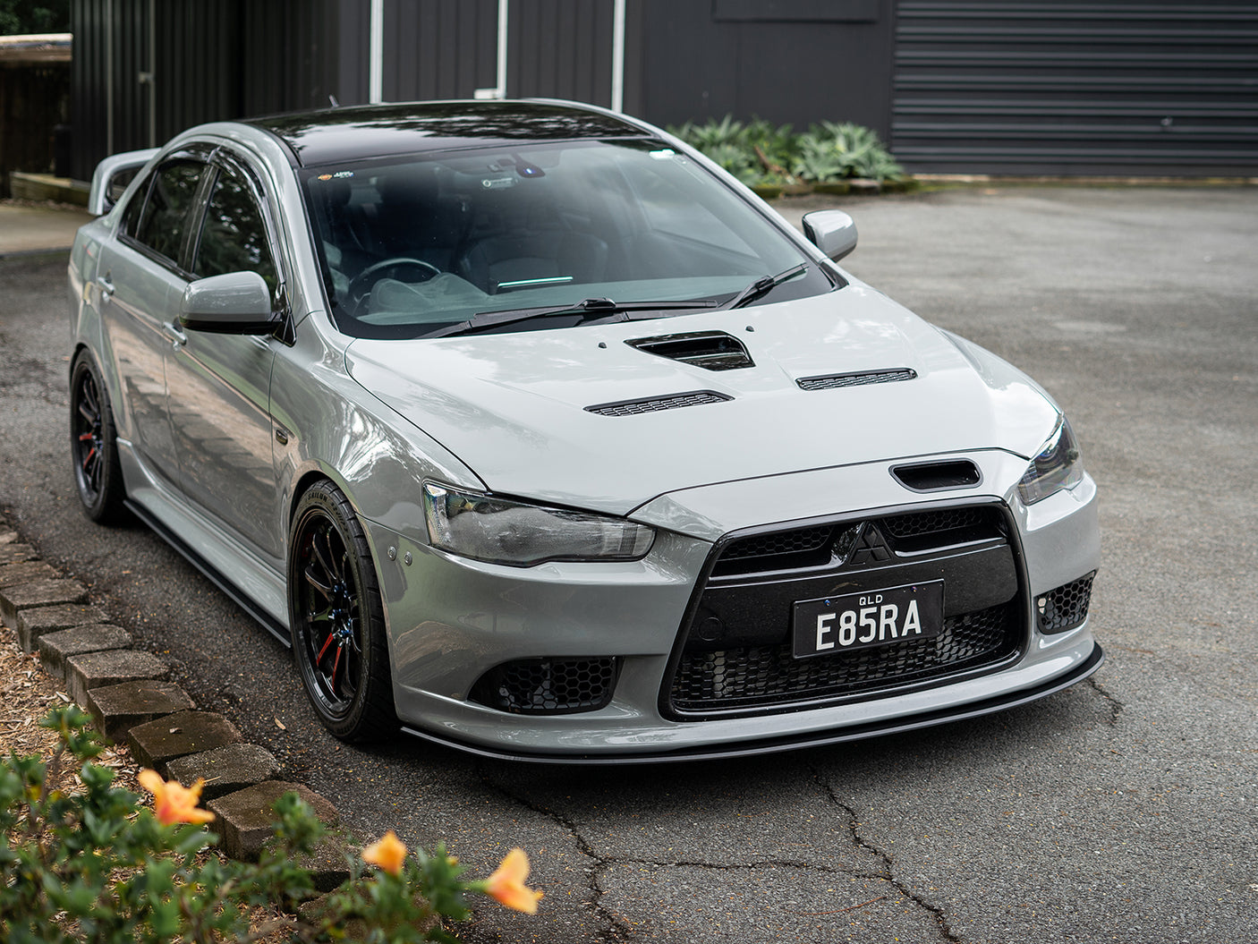 Mitsubishi Lancer Ralliart Sedan or Hatch Complete Splitter Lip Kit ...