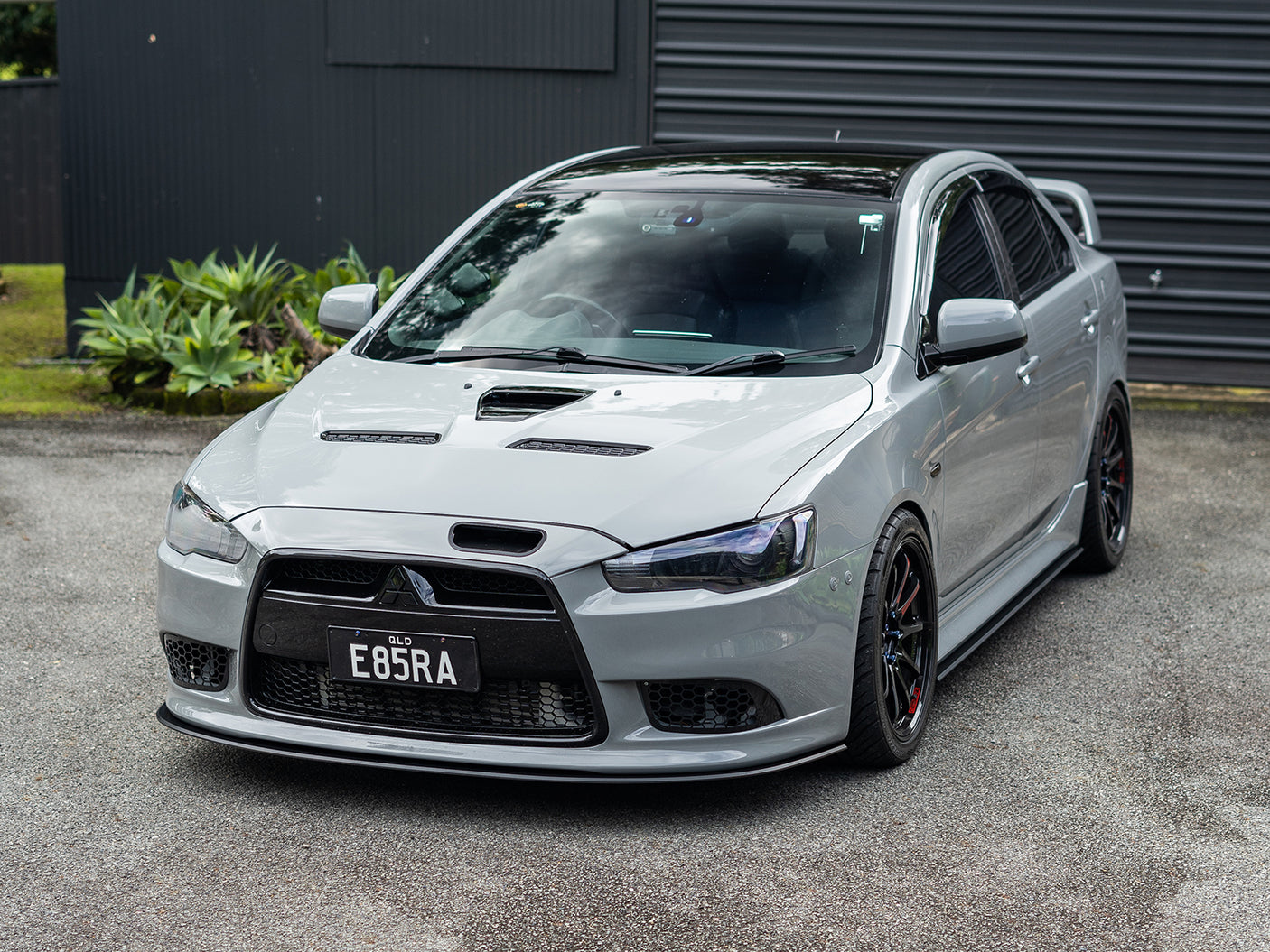 Mitsubishi Lancer Ralliart Sedan or Hatch Complete Splitter Lip Kit ...