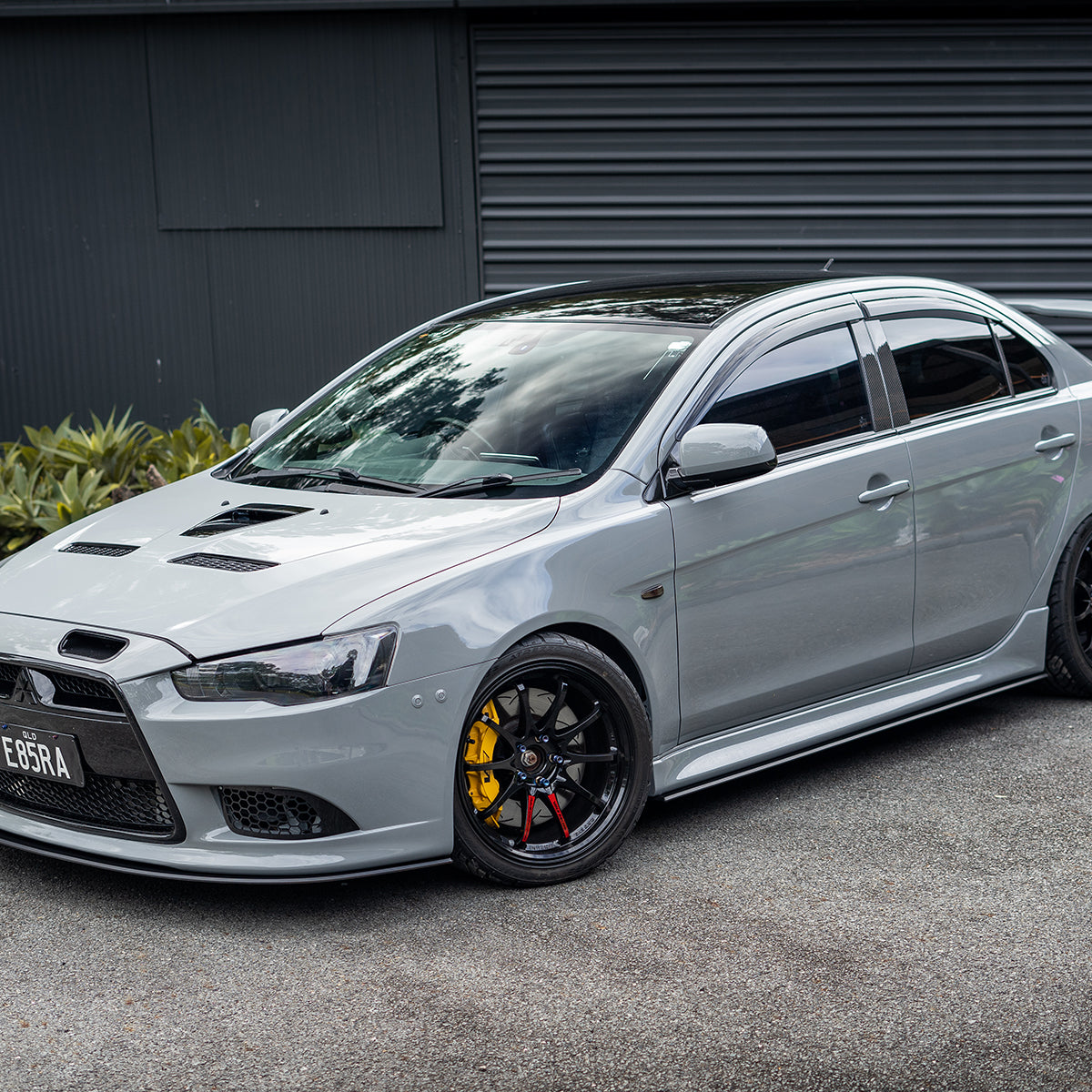 Mitsubishi Lancer Ralliart Sedan or Hatch Complete Splitter Lip Kit ...