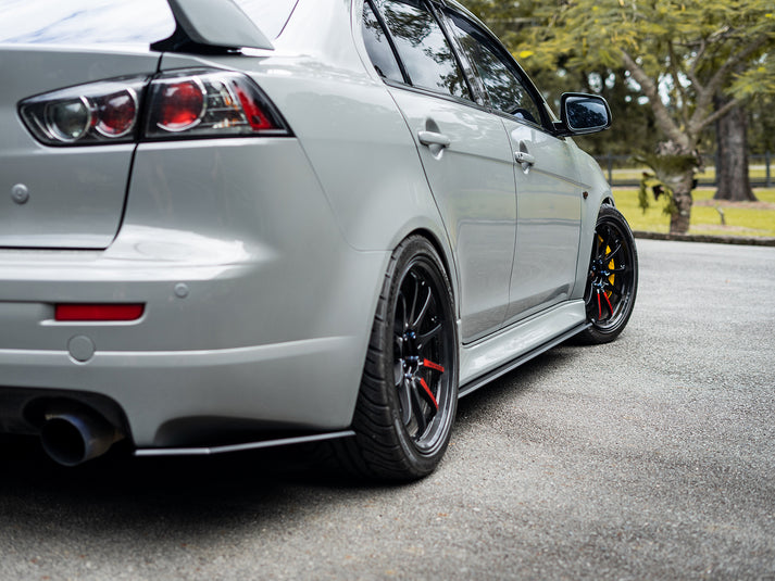 Mitsubishi Lancer Ralliart Side Skirt Extensions – Project Aero