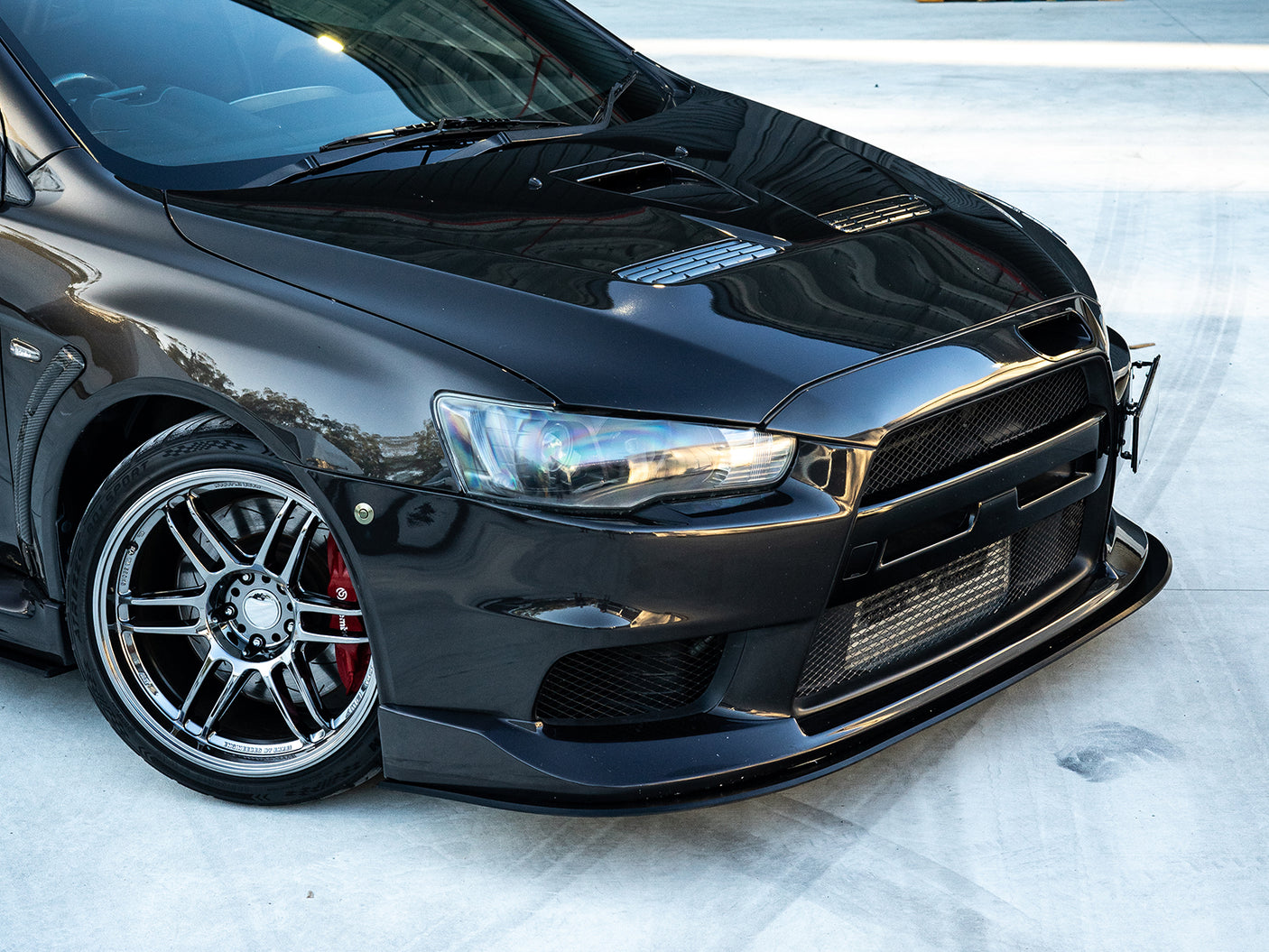 Mitsubishi Evo 10 (X) Front Splitter Lip – Project Aero