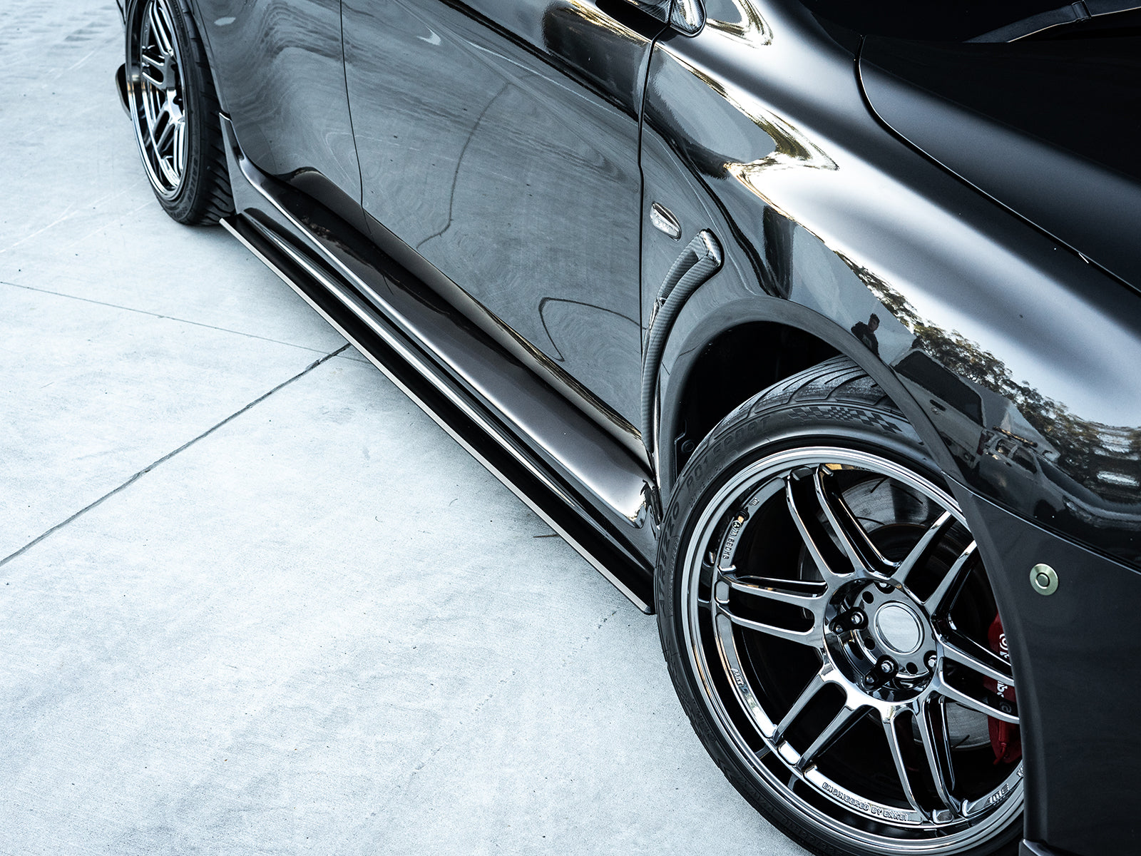 Mitsubishi Evo 10 (X) Side Skirt Extensions – Project Aero