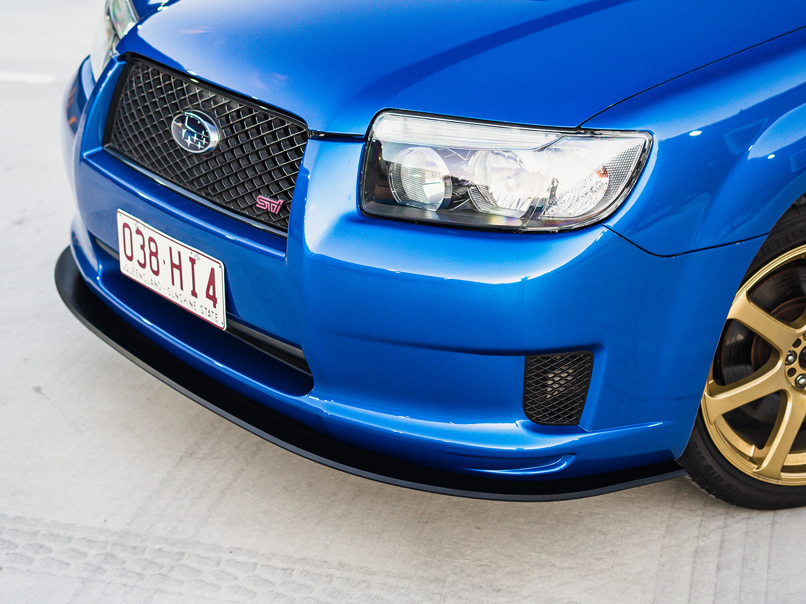 Subaru Forester STI (SG) Front Splitter Lip – Project Aero