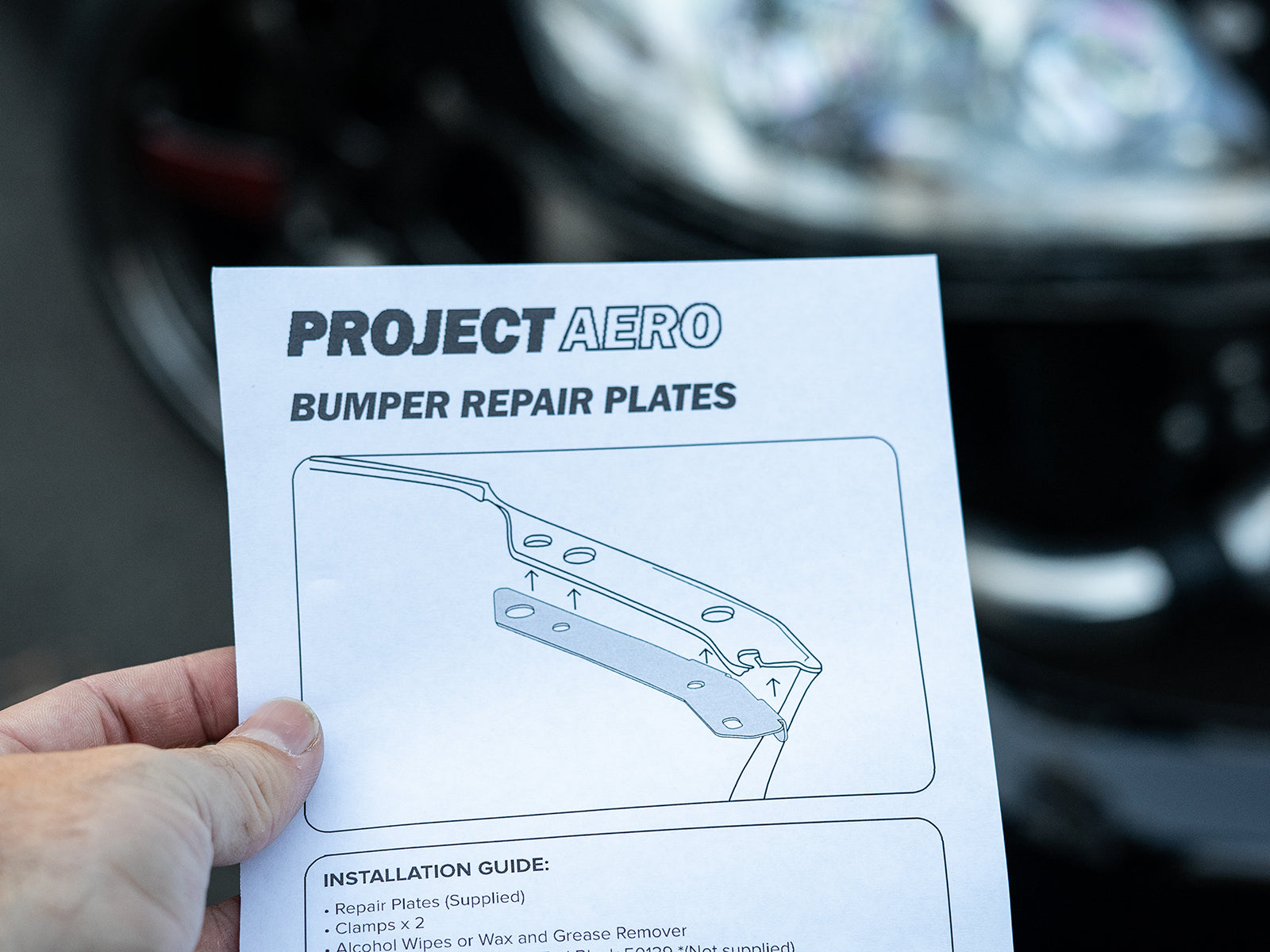 Bumper Reinforcement Repair Plates – Project Aero