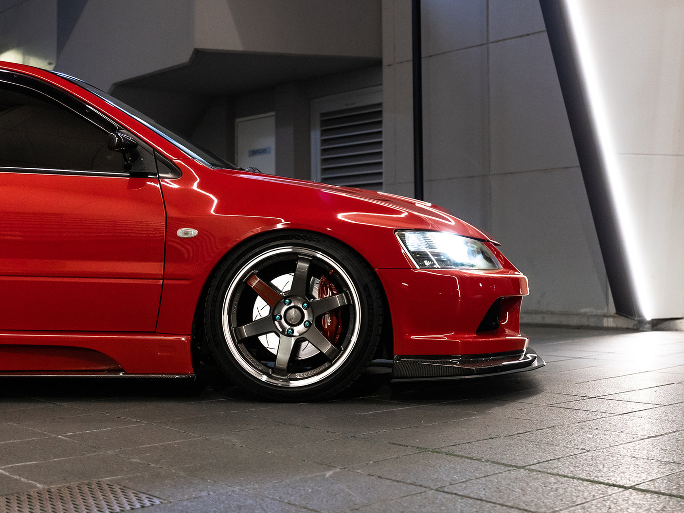 Mitsubishi Evo 9 Varis Front Splitter Lip – Project Aero