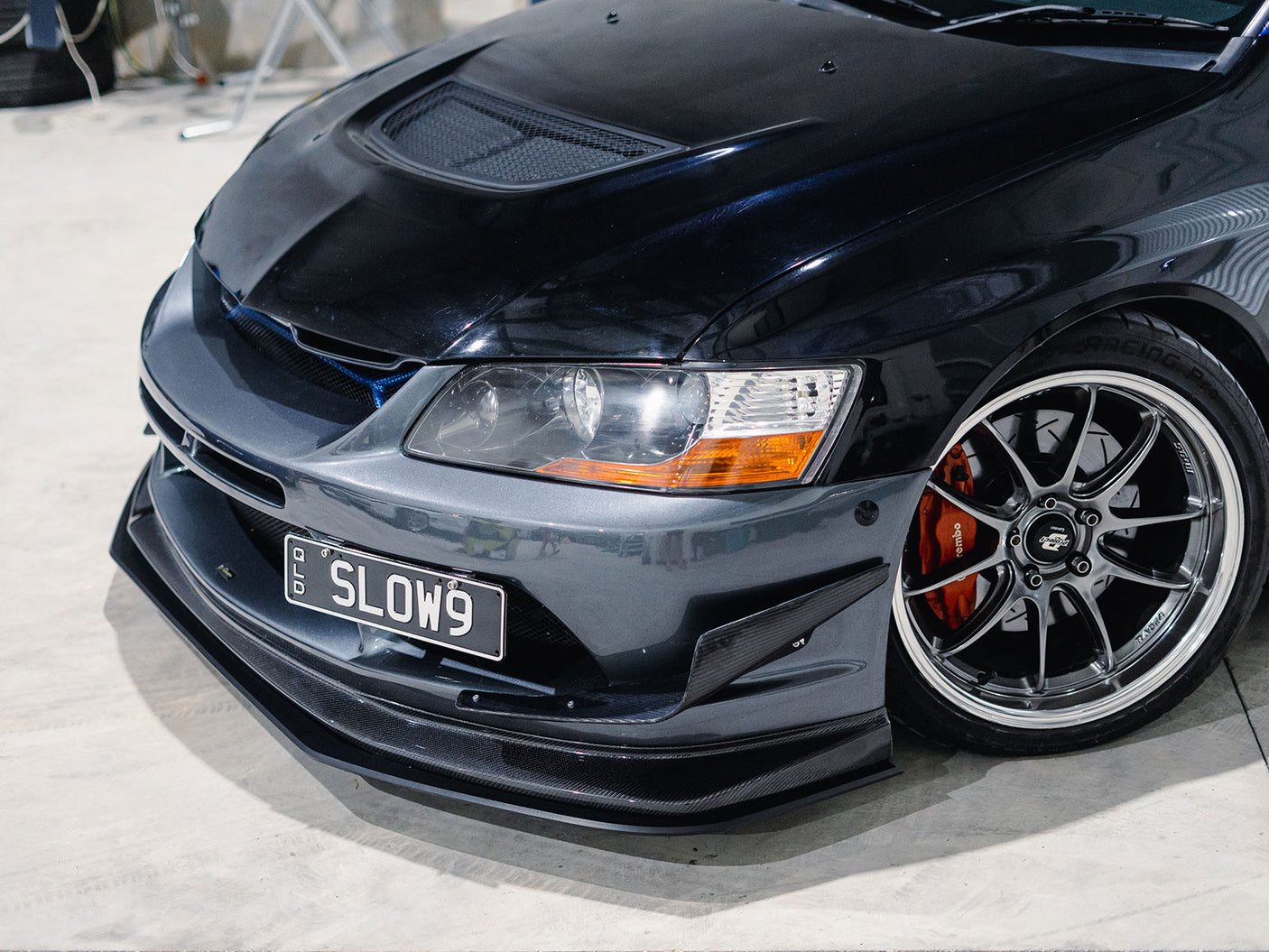Mitsubishi Evo 9 Varis Front Splitter Lip – Project Aero