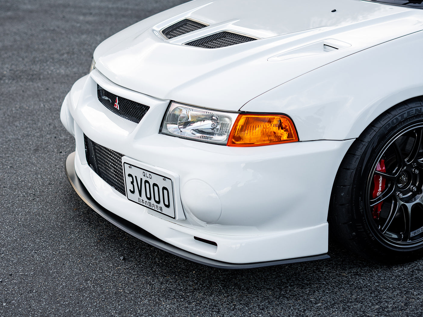Mitsubishi Evo 6 Front Splitter Lip – Project Aero