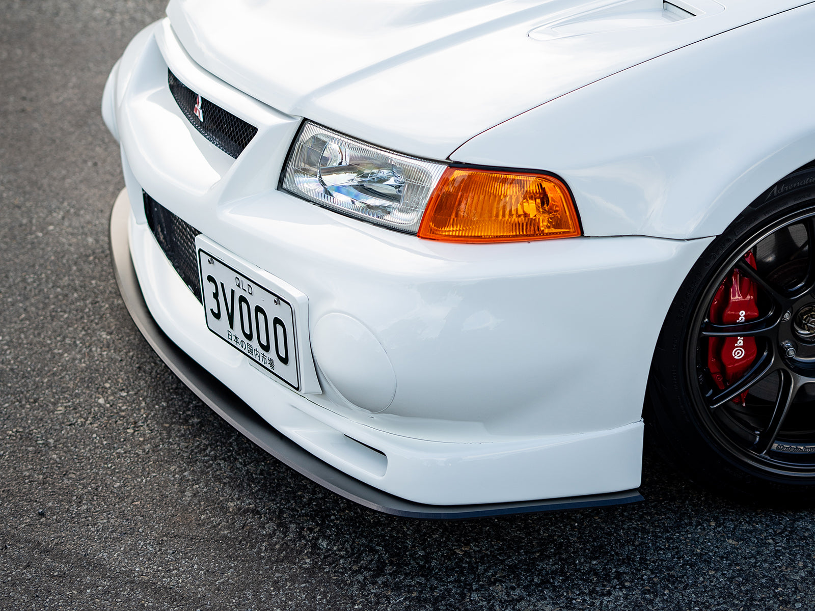 Mitsubishi Evo 6 Front Splitter Lip – Project Aero