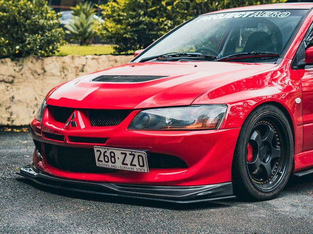 Mitsubishi Evo 8 VS Front Splitter Lip – Project Aero